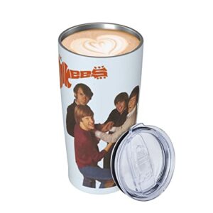 JTRU The Monkees Stainless steel insulation cup with straw cup lid double-layer vacuum insulation coffee cup can be placed in the car for office home