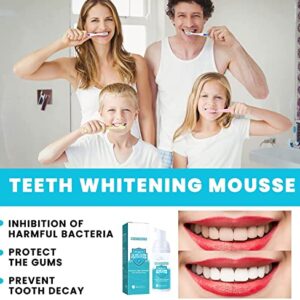 Teeth Mouthwash Foam - Teeth Calculus Removal, Teeth Whitening Mousse Foam Refreshing Breath Deep Cleaning Toothpaste, Eliminating Bad Breath, Preventing and Healing Caries (3pc)