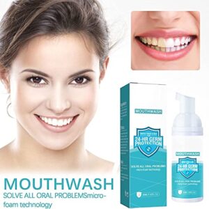 Teeth Mouthwash Foam - Teeth Calculus Removal, Teeth Whitening Mousse Foam Refreshing Breath Deep Cleaning Toothpaste, Eliminating Bad Breath, Preventing and Healing Caries (3pc)