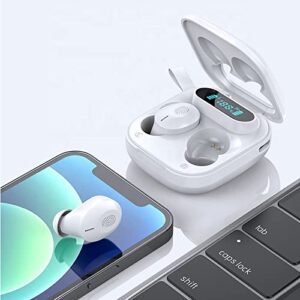 wireless dual ear bluetooth headset motion waterproof intelligent noise reduction fingerprint control built-in voice assistant portable sports waterproof earphone for work