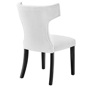 Modway Curve, Dining Chair, White