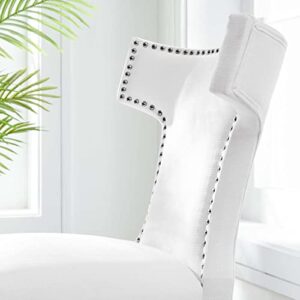 Modway Curve, Dining Chair, White