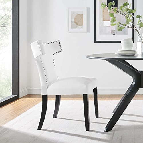 Modway Curve, Dining Chair, White