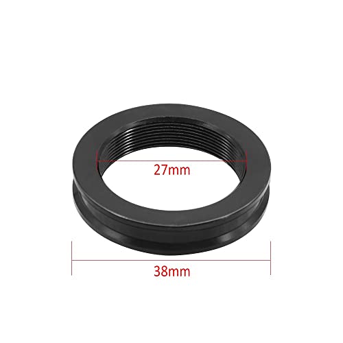 JUIYU Microscope Accessories Kit Camera Adapter 38mm to 27.2mm Ring Len Mount Set Microscope Camera Accessory for Simul-Focal Trinocular Stereo Video Microscopio Microscope Slides