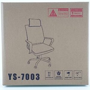 T-THREE. Adjustable headrest Office Chair Ergonomic Mesh Swivel Chair Office Chair Desk Chair Lumbar Support Height Adjustable 360°Swivel Rocking Function Mesh Back Seat for Home Office(Black)