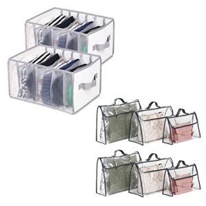 univivi handbag storage organizer clothes organizer