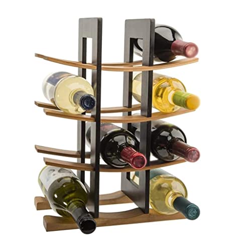 DOUBA Wine Rack Wooden Countertop Wine Rack Bar Wine Storage Wine Rack Home Decoration Wine Set