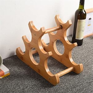 DOUBA Wooden Wine Rack Decoration Desktop Wine Bottle Storage Rack Wine Cellar Wine Rack Wooden Wine Rack