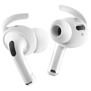 elago [4 pairs] ear hooks covers compatible with airpods pro 2 - earbuds hook compatible with airpods pro 2nd generation, small large 2 size [not fit in the charging case] [us patent registered]