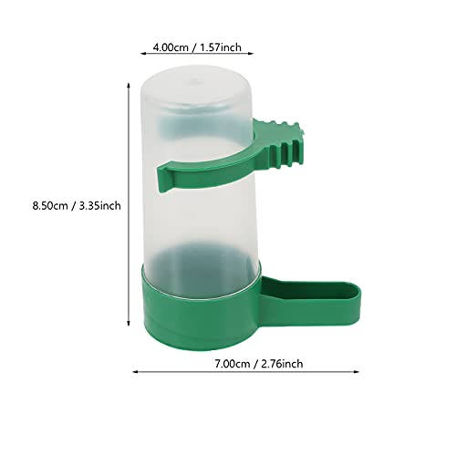 Totority Bird Water Dispenser, 10pcs Bird Drink Feeder Dispenser Bottle Drinking Cup Bowls Pigeon Self Drinker Pet Birds Cage Hanging Birds Supplies