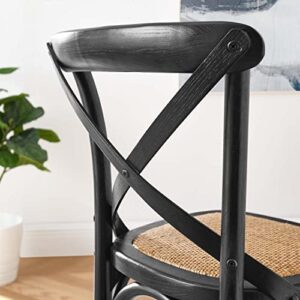 Modway Gear Counter Stool in Black