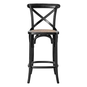 Modway Gear Counter Stool in Black