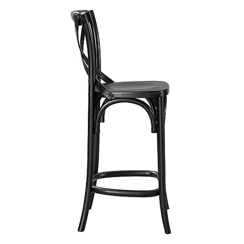 Modway Gear Counter Stool in Black