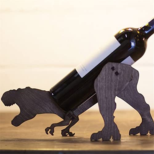 DOUBA Creative Wine Bottle Rack self-Assembled Wooden Dinosaur Model Wine Rack Wine Rack Wine Set