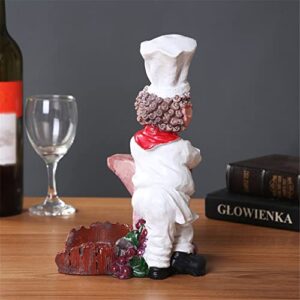 DOUBA Bar Chef Shape Wine Rack Decorative Resin Goblet Rack Home bar Practical Ornaments Crafts