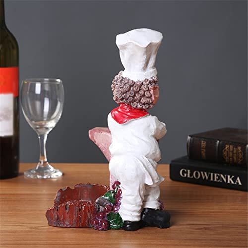 DOUBA Bar Chef Shape Wine Rack Decorative Resin Goblet Rack Home bar Practical Ornaments Crafts