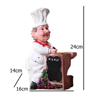 DOUBA Bar Chef Shape Wine Rack Decorative Resin Goblet Rack Home bar Practical Ornaments Crafts