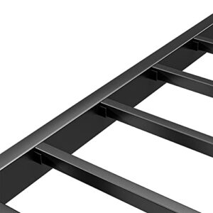 Neslime 14 Inch Twin XL Bed Frames No Box Spring Needed, Tall Metal , Heavy Duty, Easy Assembly and Noise Free, Black