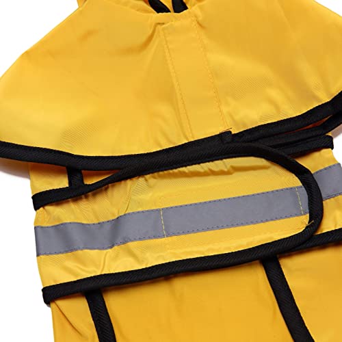 Vest for Cats and Small Large Hooded Raincoat Medium Reflective Hook&Loop Dog Raincoat Pet Clothes Dog Rain Boots