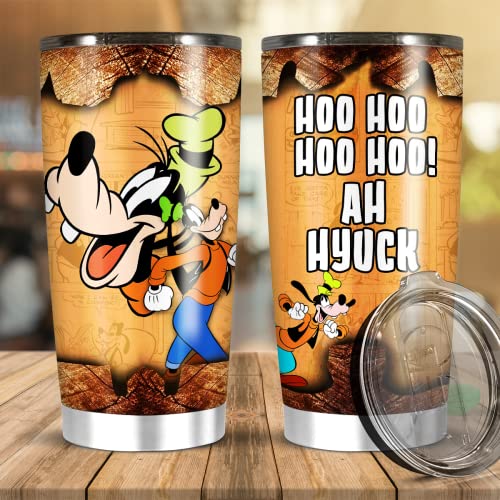 Stainless Steel Tumbler Vacuum 20 30 Oz Goofys Event Cartoon Glass Movie Bottle Collage Gift Quote Mug Friends Christmas Suitable With Hot Or Iced Coffee Tea Wine Water Frappe Cocktail