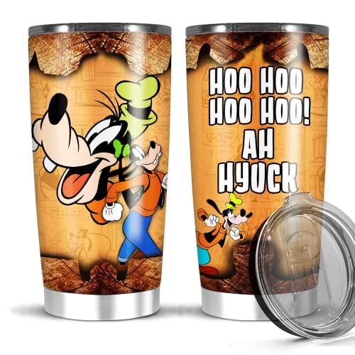 Stainless Steel Tumbler Vacuum 20 30 Oz Goofys Event Cartoon Glass Movie Bottle Collage Gift Quote Mug Friends Christmas Suitable With Hot Or Iced Coffee Tea Wine Water Frappe Cocktail