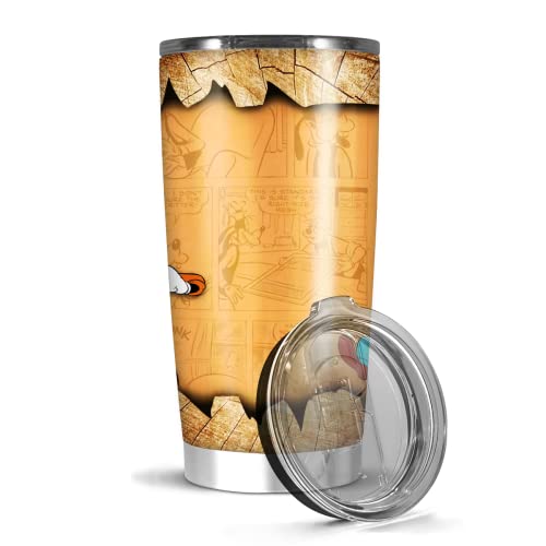 Stainless Steel Tumbler Vacuum 20 30 Oz Goofys Event Cartoon Glass Movie Bottle Collage Gift Quote Mug Friends Christmas Suitable With Hot Or Iced Coffee Tea Wine Water Frappe Cocktail