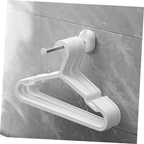 Alipis 2pcs Swing White Rack Drying Home Clothes Saving Holder Hangers Wall Adhesive Household Steel Room Folding Foldable Bathroom Stacker Hanger Telescopic Punch-Free Arm Organizer