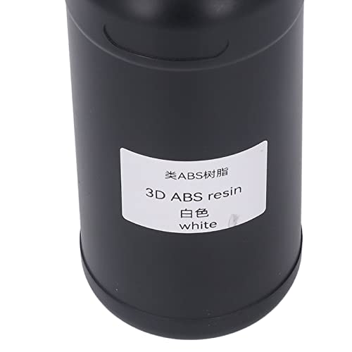 Photopolymer Resin, Quick Curing 3D Printer Resin 365-405nm 1000ml for Working(White)