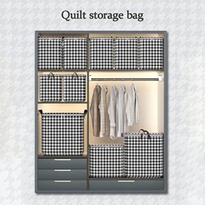 Clothes Storage Bag,Portable Winter Cup,Practical Clothes Storage Bag Wardrobe Sorting Storage Box,Suitable for Seasonal Clothes, Bedding, Blankets