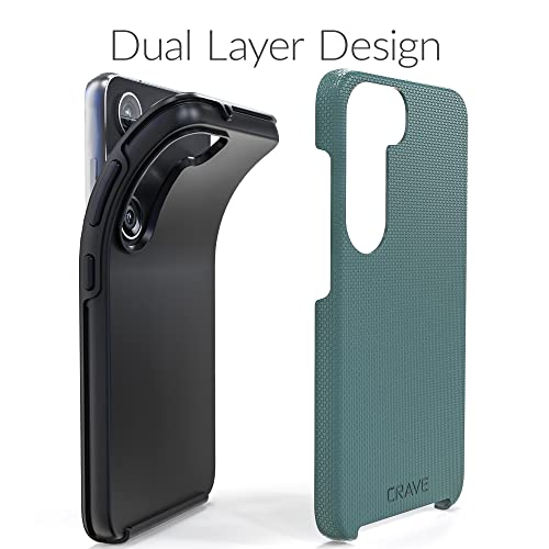 Crave Dual Guard for Samsung Galaxy S23 , Shockproof Protection Layer Case - Forest Green