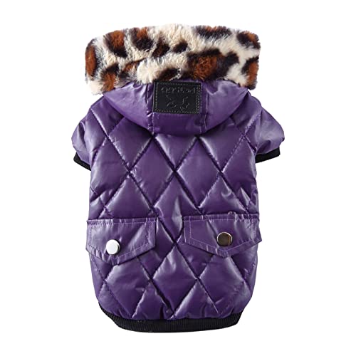 Pet Clothes for Small Dogs Girls Dress Small Puppy Warm Winter Sweater Hoodie Clothes Doggy Cat Waterproof Thick Coat for Small Breed Dog Like Chihuahua