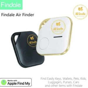 Findale Smart GPS Tracker- Find anything in a click of a button - Compatible with "Find My" IoS App