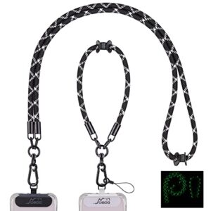 doboli phone lanyard,phone strap,wrist lanyard,lanyards for keys,keychains for women,nylon adjustable shoulder neck,universal cell phone lanyard for all smartphone,travel essentials (2 pack)