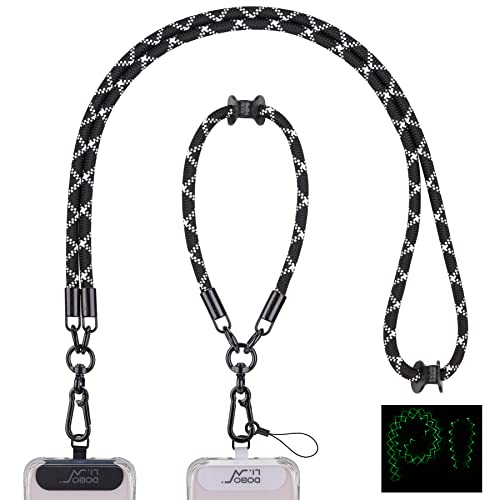 Doboli Phone Lanyard,Phone Strap,Wrist Lanyard,Lanyards For Keys,Keychains For Women,Nylon Adjustable Shoulder Neck,Universal Cell Phone Lanyard for All Smartphone,Travel Essentials (2 Pack)