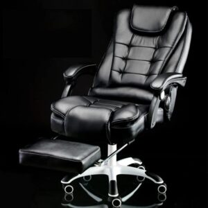 LUKEO Office Chair Home Computer Chair PU Comfortable Swivel Gaming Chair Point Massage