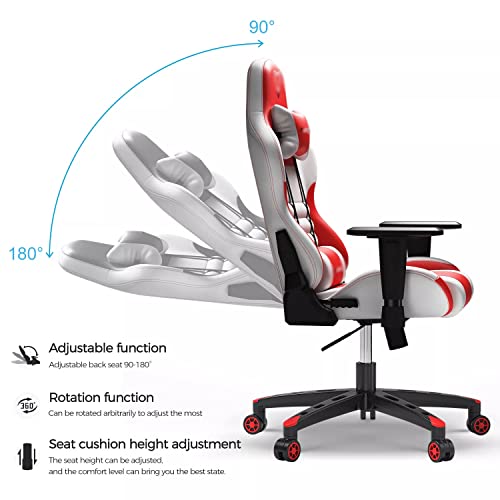 LUKEO Game Chairs Adjustable Office Chair Ergonomic Computer Armchair Gaming Chair LOL Computer Chair Cafe