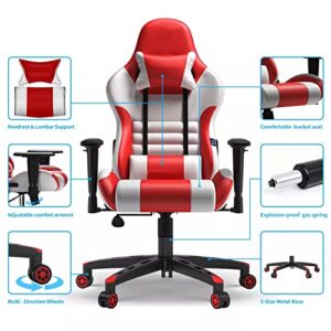 LUKEO Game Chairs Adjustable Office Chair Ergonomic Computer Armchair Gaming Chair LOL Computer Chair Cafe