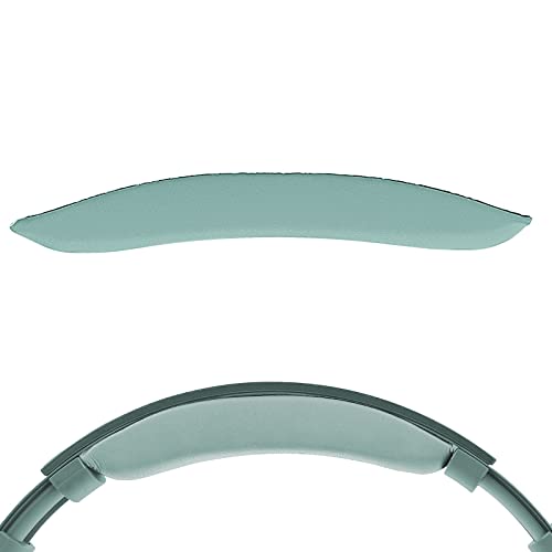 Geekria Protein Leather Headband Pad Compatible with Sony MDR-100ABN, WH-H900N, Headphones Replacement Bands, Headset Headband Cushion Cover Repair Parts (Grayish Green)