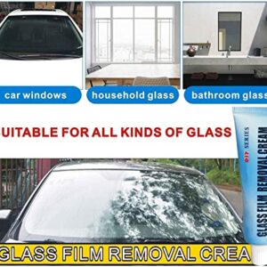 LONGLUAN Car Glass Oil Film Cleaner, Glass Oil Film Removing Paste, Car Windshield Oil Film Cleaner, Car Windshield Cleaning Cream, Safety and Long-term Protection (3pcs)