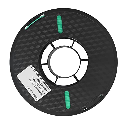 1.75mm PLA Print Filament, 3D Printer Roll Filament Plastic Shell 1kg Spool for Industrial Devices(Green)