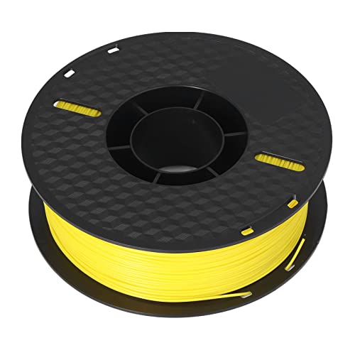 1.75mm PLA Print Filament, 3D Printer Roll Filament Plastic Shell 1kg Spool for Industrial Devices(Yellow)