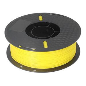 1.75mm PLA Print Filament, 3D Printer Roll Filament Plastic Shell 1kg Spool for Industrial Devices(Yellow)