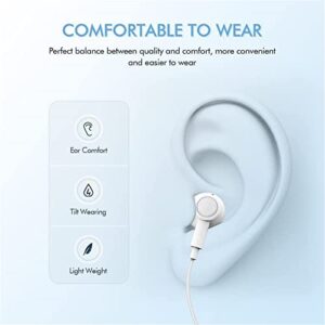 2 Pack with Apple Earbuds for iPhone Headphones Wired Earphones with Microphone【with Apple MFi Certified】 Noise Isolating Headsets for iPhone 13/12/SE/11/XR/XS/X/8/8 Plus/7/7Plus