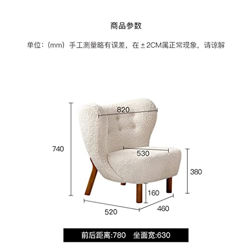 SLNFXC Sofa Chair with Pedal Recliner Simple Family Living Room Balcony Designer Leisure Chair