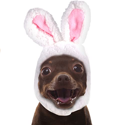 Bunny Rabbit Ears Hat, Cute Easter Pet Hats Easter Costume for Cat Small Dogs Dress Up Party Easter Headwear