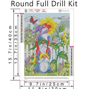 Hyporeak Diamond Painting Kits for Adults,Diamond Art Kit,5D Diamond Painting Kit Full Drill Round for Gift,Wall Decor,Relaxing(12x16)