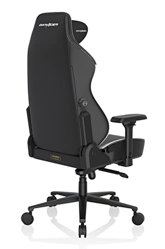 DXRacer Craft Pro Gaming Chair, High Density Memory Foam, 4D Armrests, Adjustable Recline with Extra Wide and Thick Cushion, Standard, Black & White