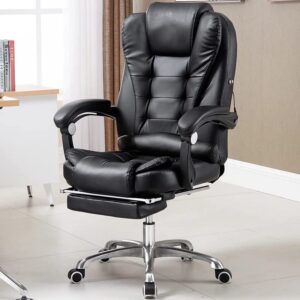 TFIIEXFL Office Chair Multifunction Office Computer Chair Swivel Reclining Boss Chair Household Study Room