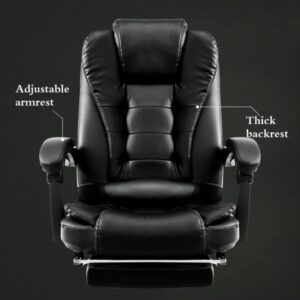 TFIIEXFL Office Chair Multifunction Office Computer Chair Swivel Reclining Boss Chair Household Study Room