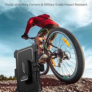 SOiOS for Samsung Galaxy A03s Case: Military Grade Drop Proof Protection Cell Phone Holster Cover | Heavy Duty Protective Rugged Cases with Kickstand | Durable Matte Textured Shockproof TPU Protector